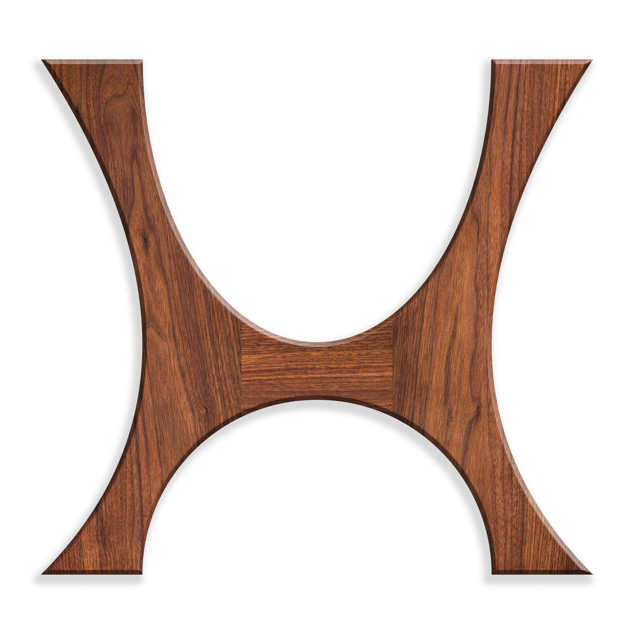 H Shape Table Leg Router Templates (Clear Acrylic) — Jeff Mack Supply