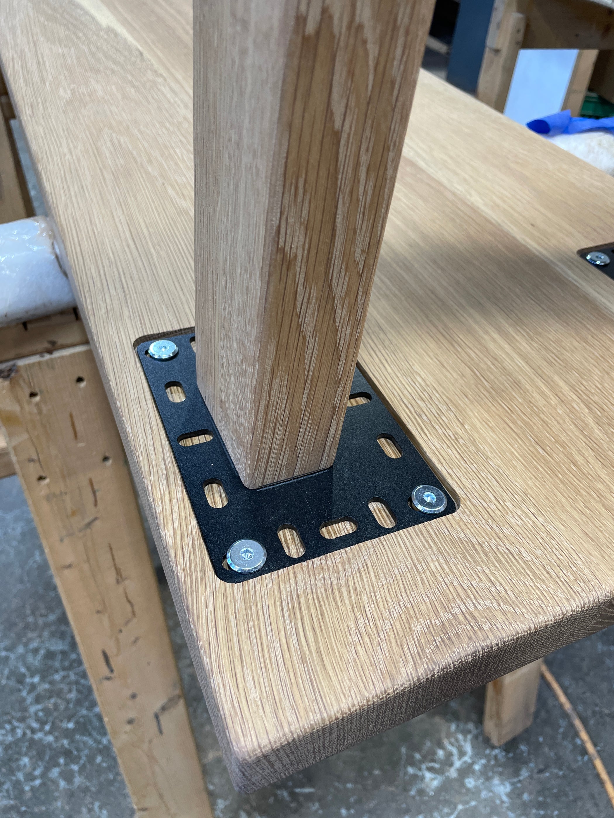 Universal Mounting Plates for Wood Table Legs & Furniture — Jeff Mack ...
