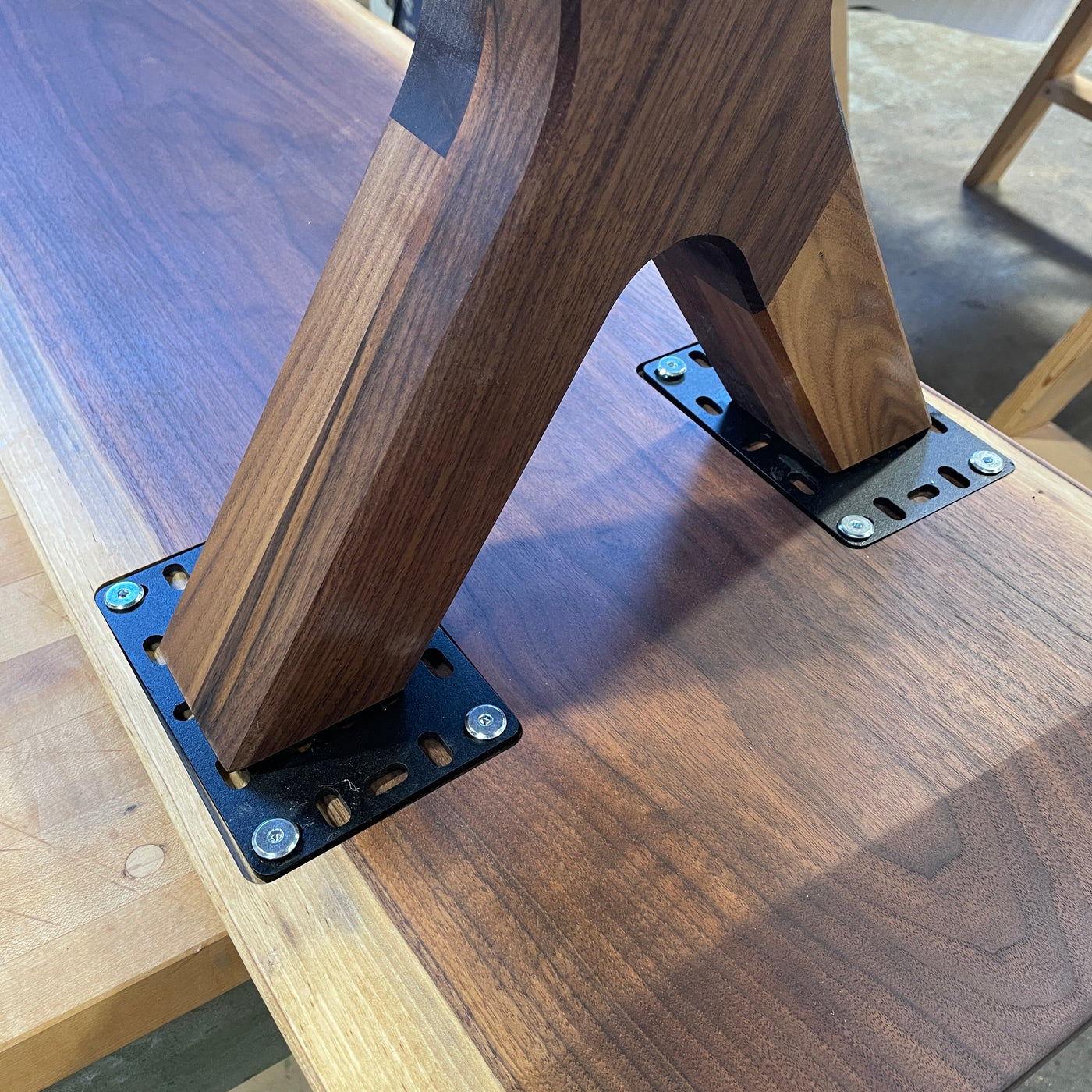 Universal Mounting Plates for Wood Table Legs & Furniture — Jeff Mack ...