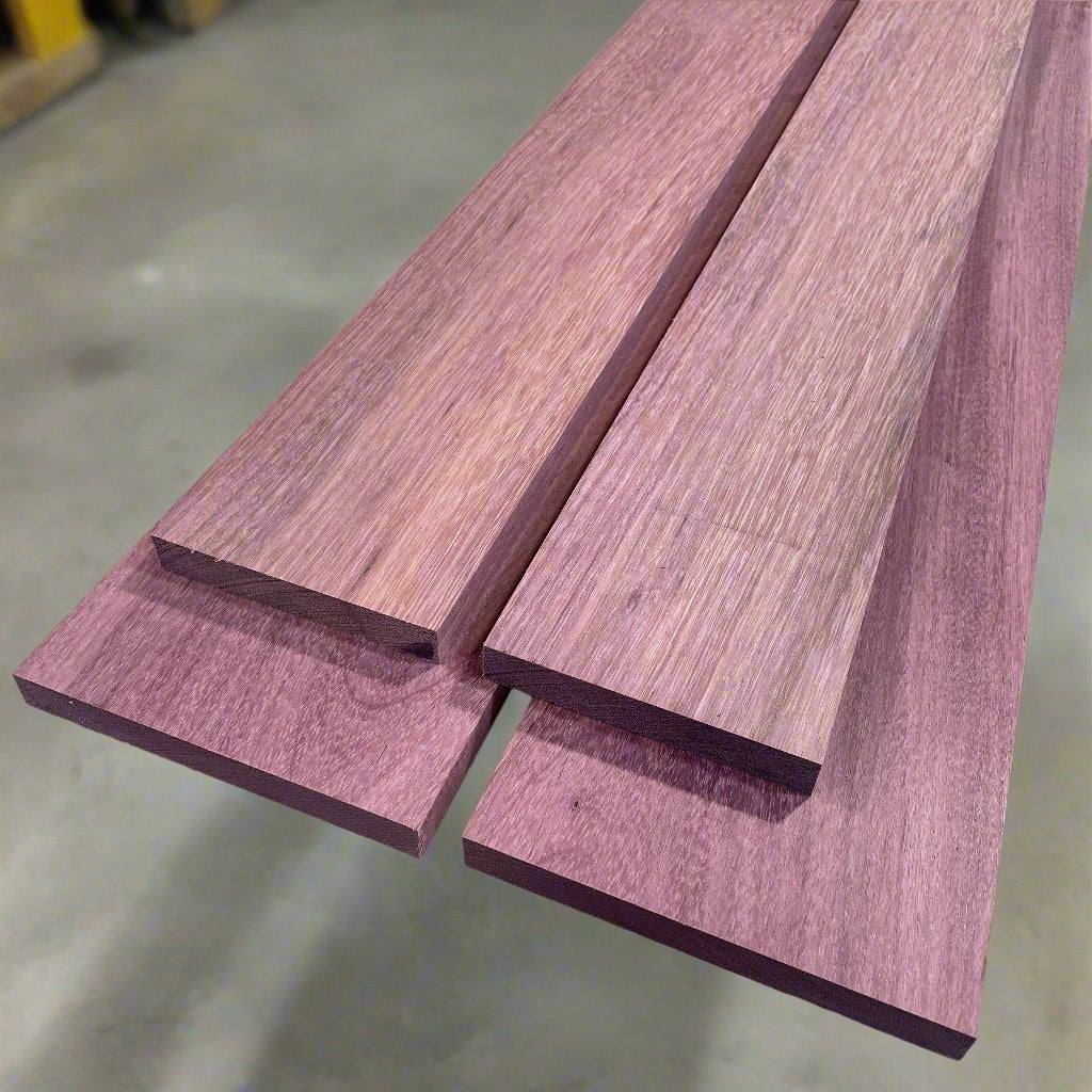 Purpleheart Wood | 3/4” Thick S4S Kiln-Dried Boards — Jeff Mack Supply