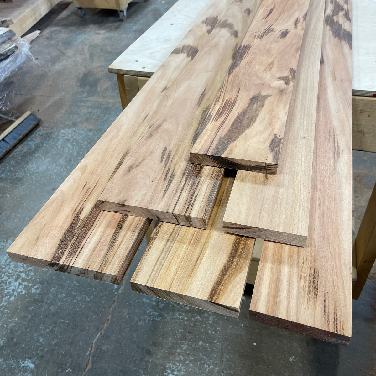 Tigerwood | 3/4” Thick S4S Kiln-Dried Boards — Jeff Mack Supply