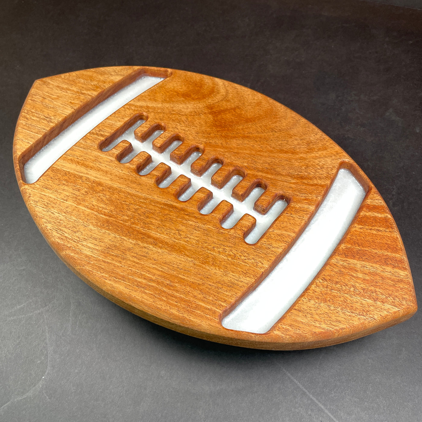 Football Serving Board Router Template (Clear Acrylic) — Jeff Mack Supply