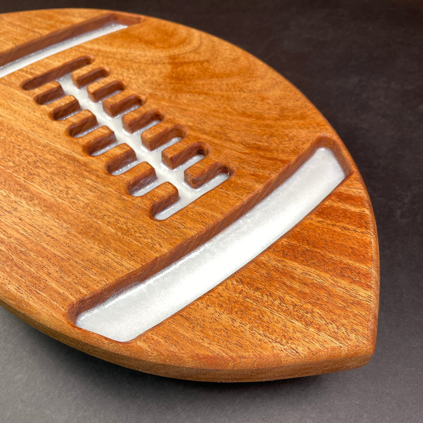 Football Serving Board Router Template (Clear Acrylic) — Jeff Mack Supply