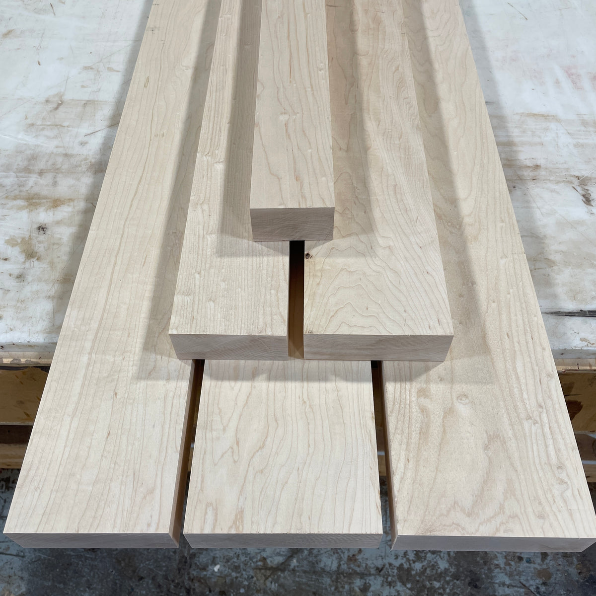 Maple Wood 1.75” Thick | S4S Kiln-Dried Boards | Jeff Mack Supply