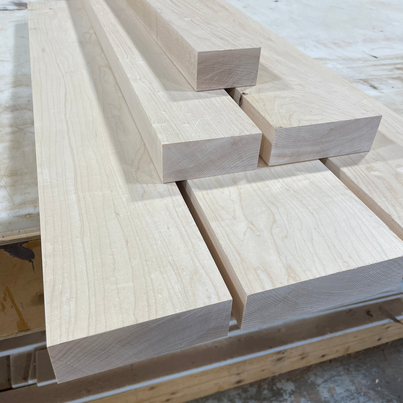 Maple Wood 1.75” Thick | S4S Kiln-Dried Boards | Jeff Mack Supply
