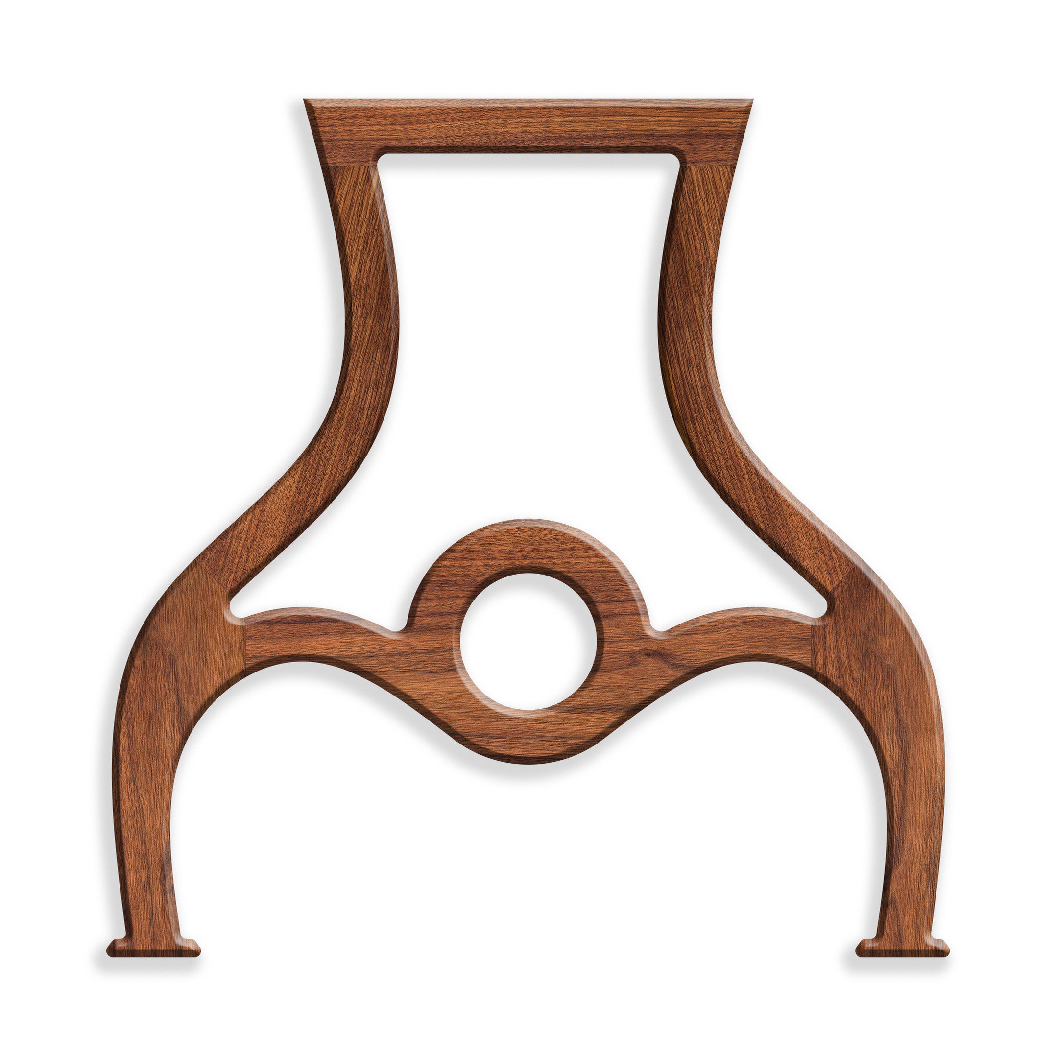 Retro Shape Table Leg Router Templates (Clear Acrylic) — Jeff Mack Supply