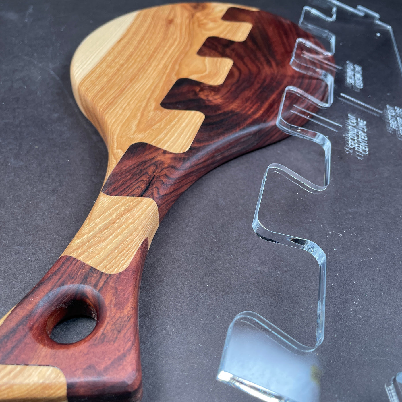 Dovetail Stitch Router Template (Clear Acrylic) — Jeff Mack Supply