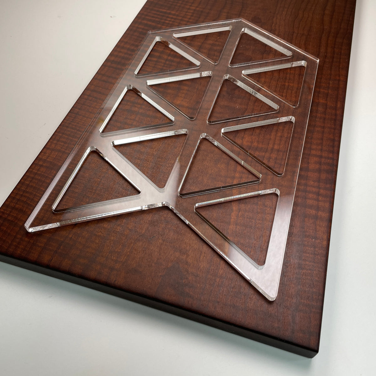 Triangle Router Template (Clear Acrylic) — Jeff Mack Supply