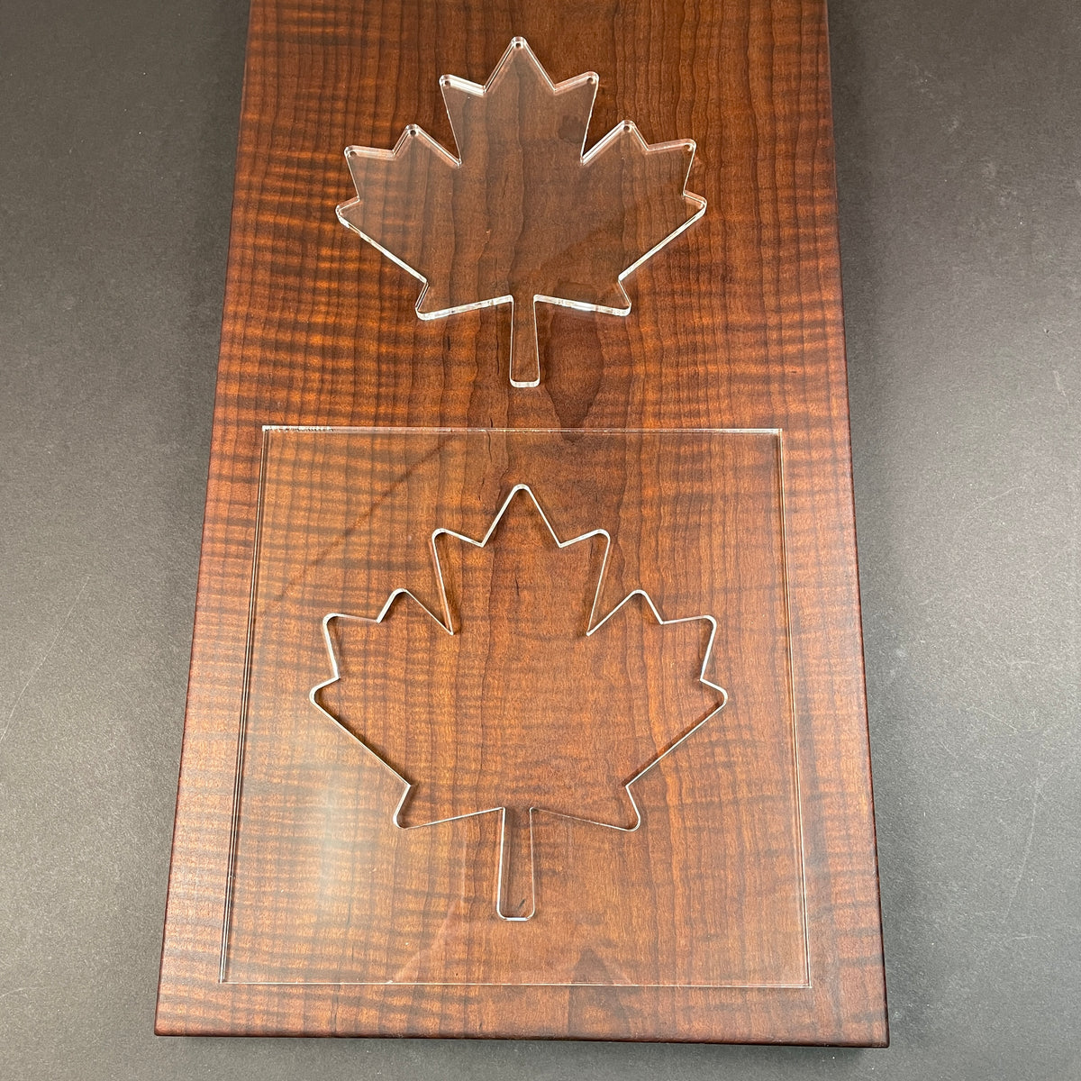 Maple Leaf Router Template (Clear Acrylic) — Jeff Mack Supply