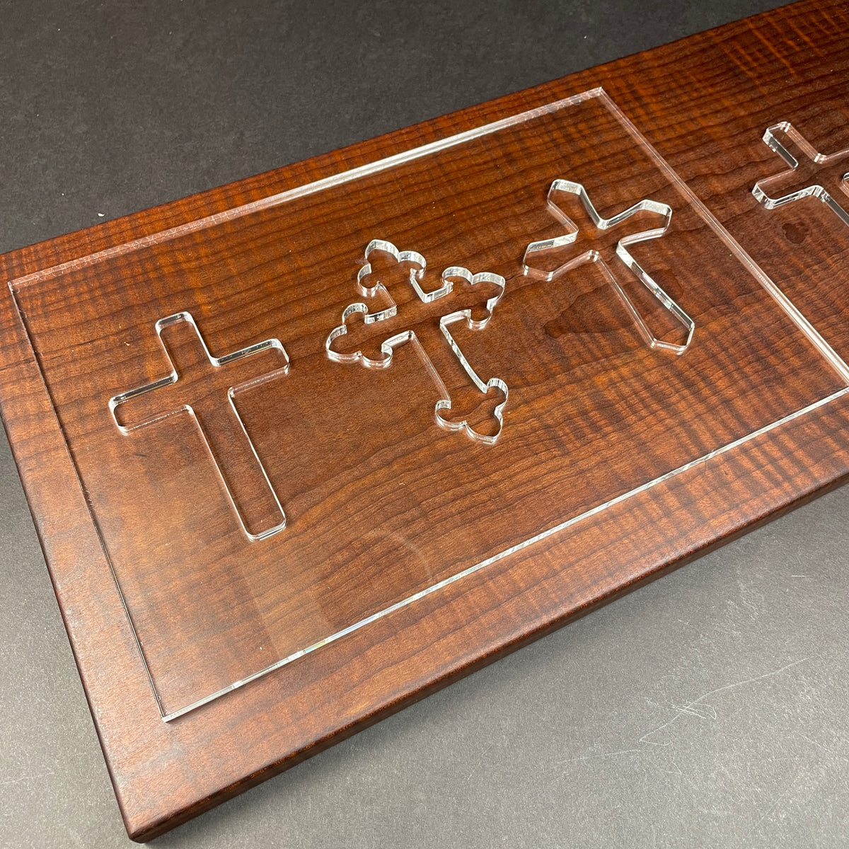 Crosses Router Template (Clear Acrylic) — Jeff Mack Supply